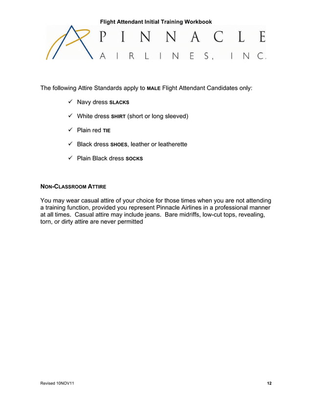 Cabin Crew Initial Training_packet | PDF