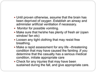 Fainting, sprains and strains-1.pptx