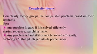 Finite Automata Theory, Computational Theory Basics | PPT