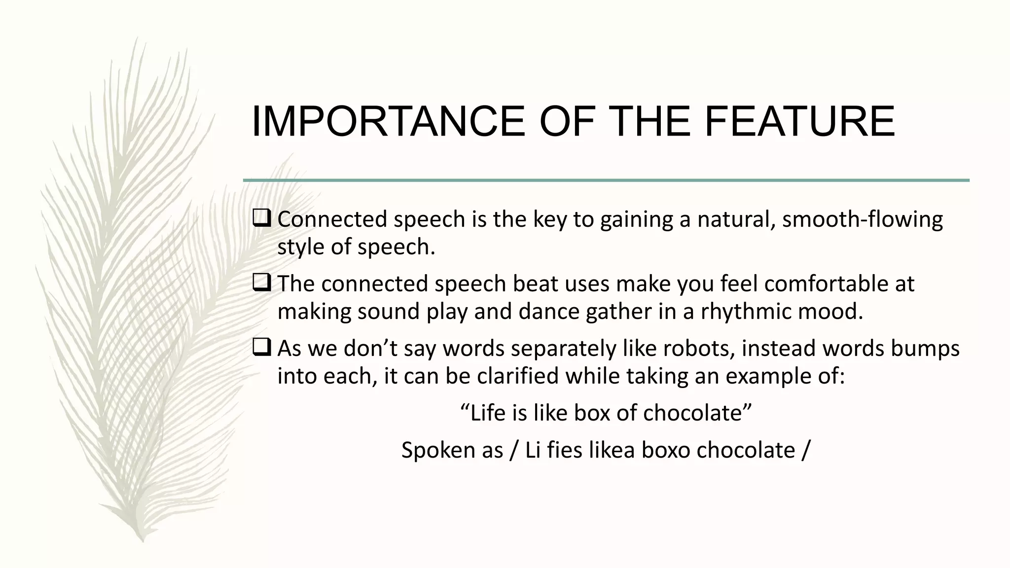 aspects of connected speech | PPTX