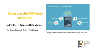 What are the FAIR data principles? | PPT