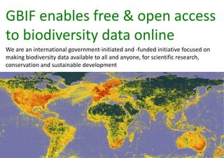 FAIR and open biodiversity collection data management | PPT