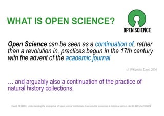 FAIR and open biodiversity collection data management | PPT