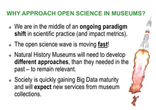 FAIR and open biodiversity collection data management | PPT