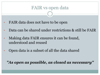 FAIR data | PPTX