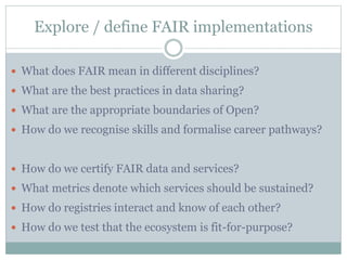 FAIR data: what it means, how we achieve it, and the role of RDA | PPTX