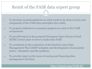 FAIR data: what it means, how we achieve it, and the role of RDA | PPTX