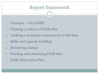FAIR data: what it means, how we achieve it, and the role of RDA | PPTX