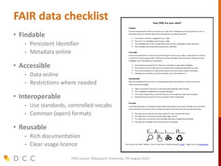What it means to be FAIR | PPT