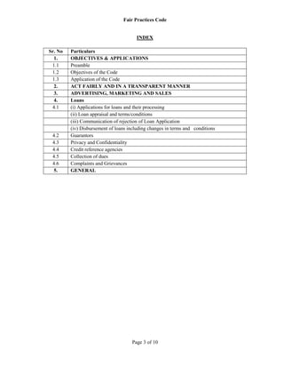Fair practice code - DMI Housing Finance Pvt. Ltd. | PDF | Home ...