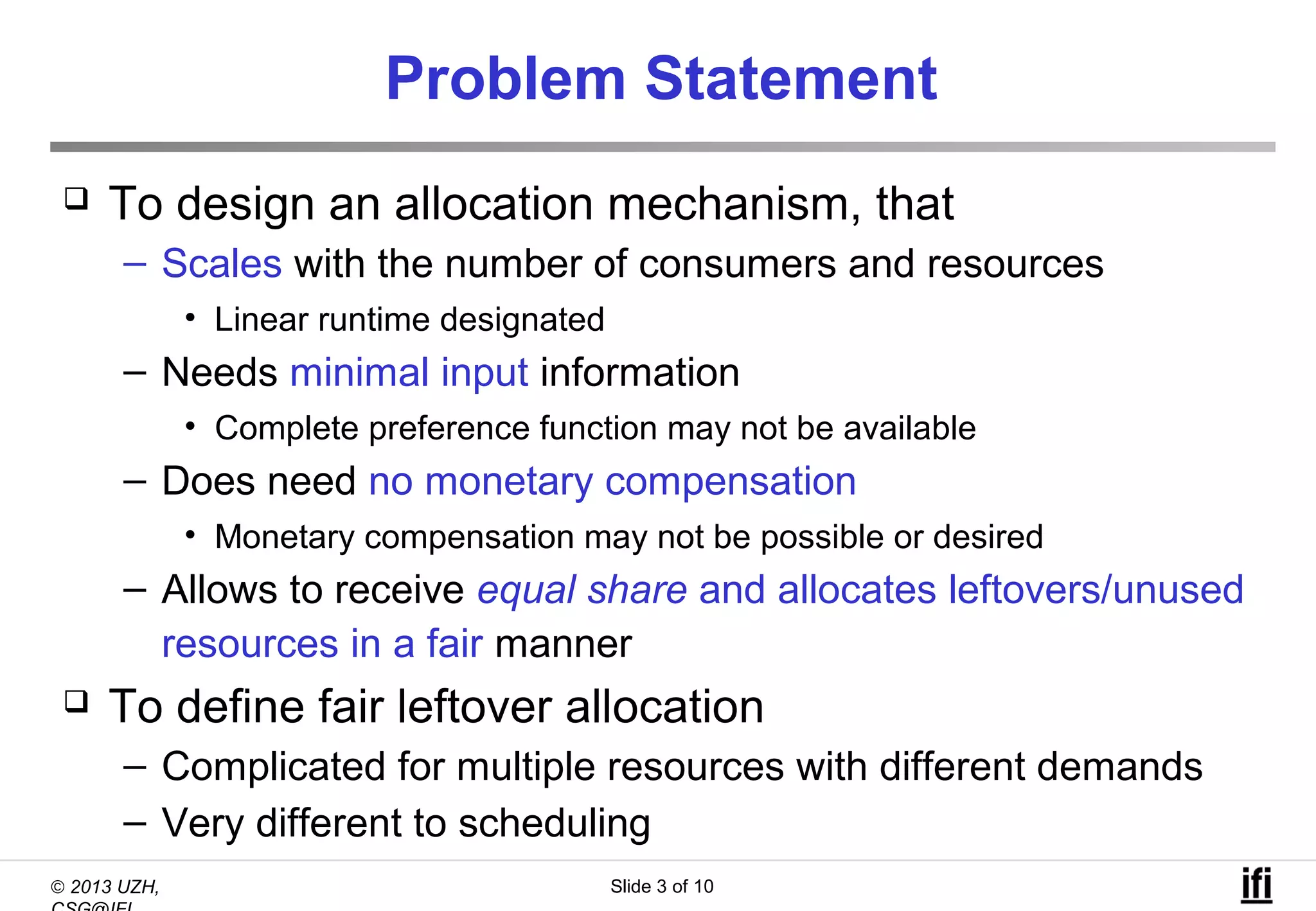 Fair allocation aims13_pp upload | PPT