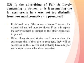 Fair and lovely | PPTX