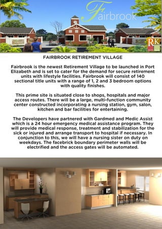 SOLD OUT - Fairbrook Development | PDF | Developmental Sites | Real Estate