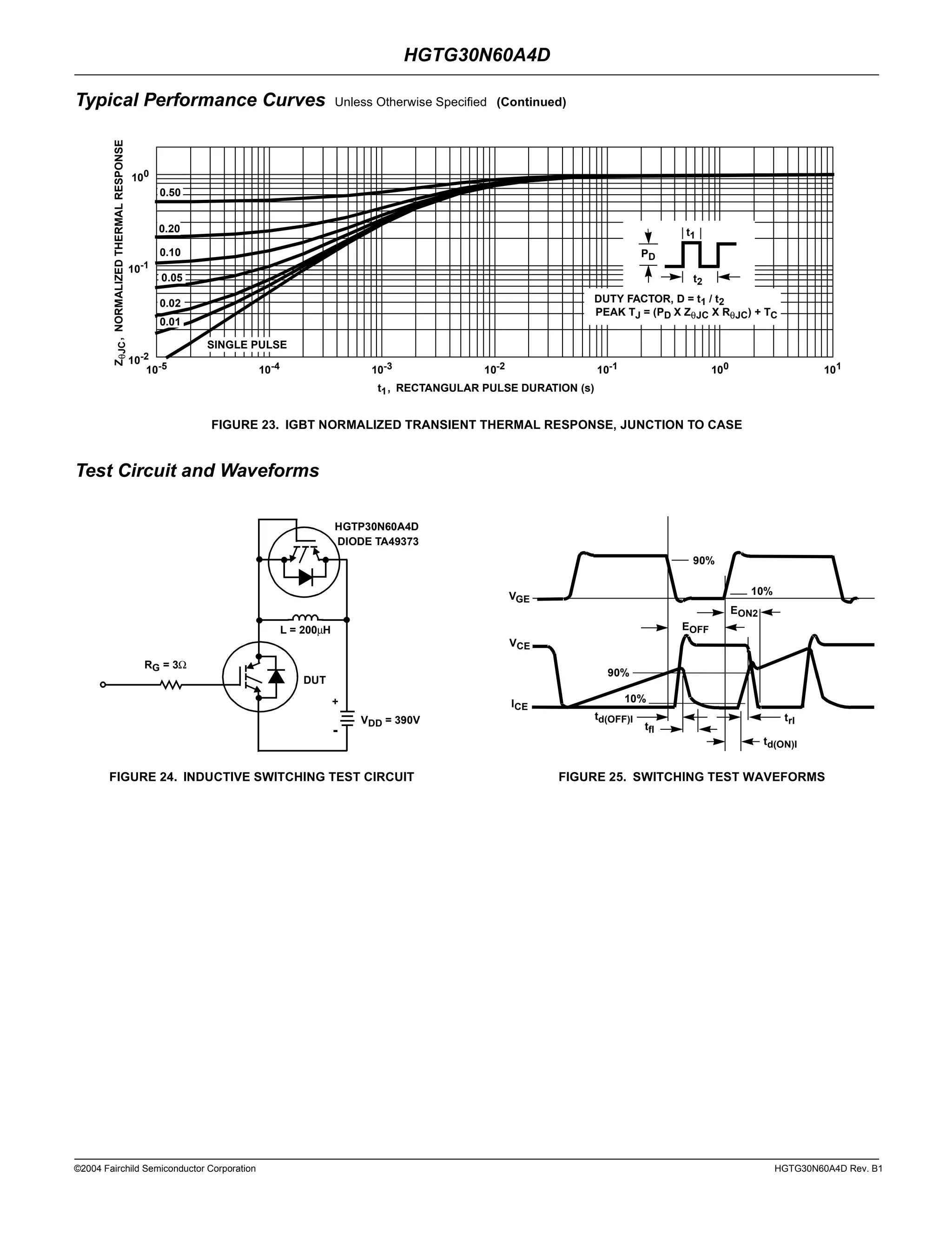 Fairchild semiconductor hgtg30n60a4d 320413 | PDF