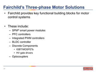 Fairchild solving design problems in motion control | PPTX