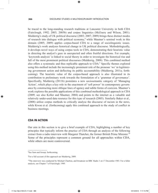 Fairclough et al, critical discourse analysis | PDF