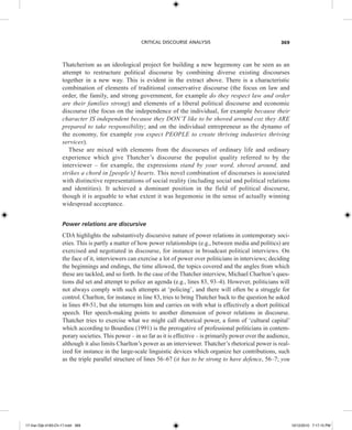 Fairclough et al, critical discourse analysis | PDF