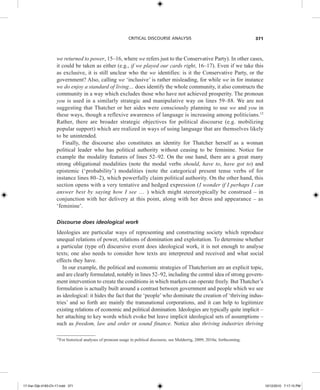 Fairclough et al, critical discourse analysis | PDF