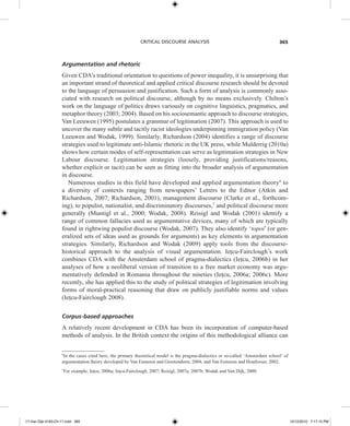 Fairclough et al, critical discourse analysis | PDF
