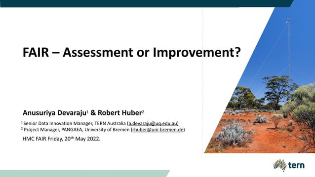 FAIR – Assessment or Improvement? | PPT