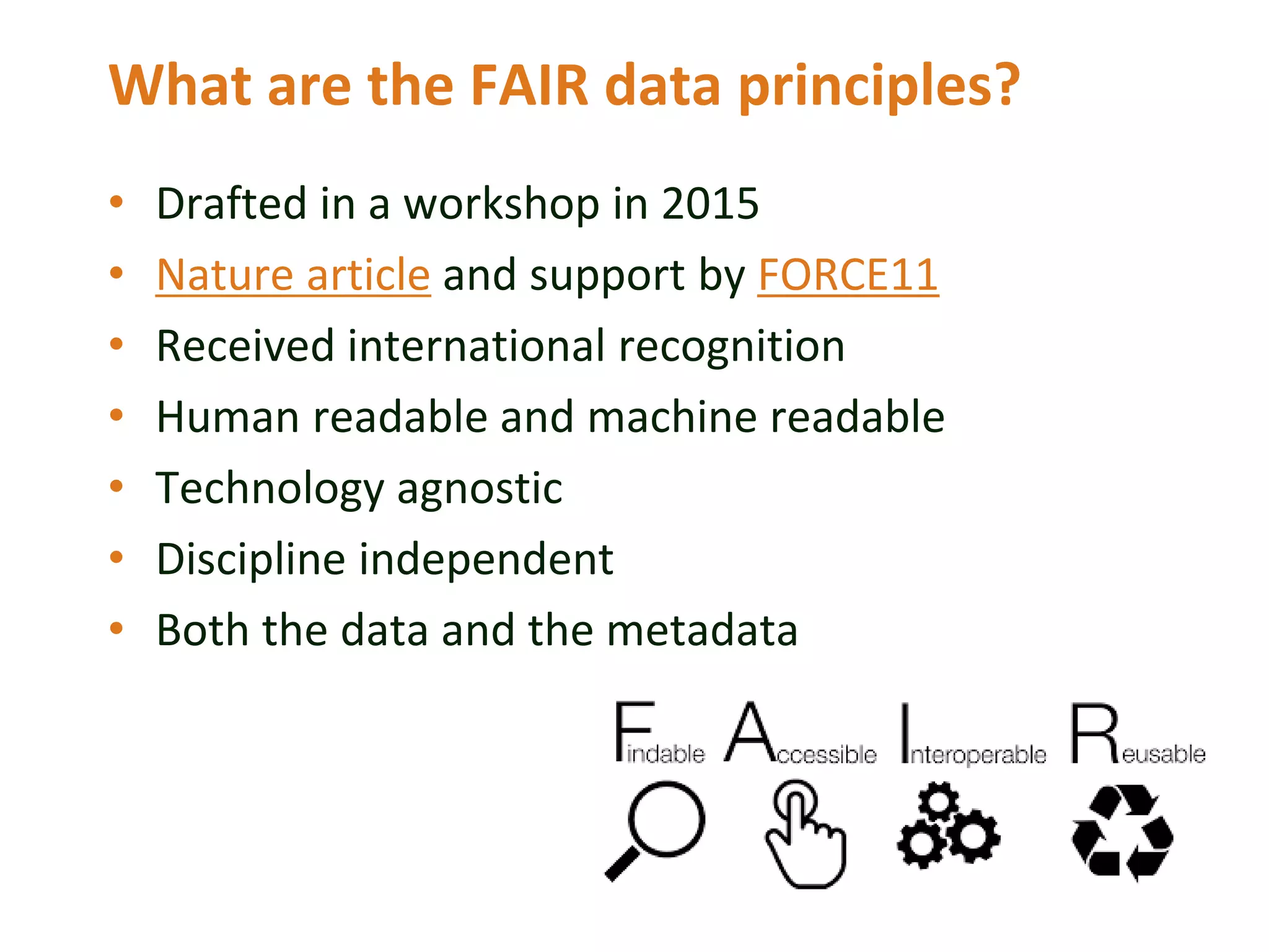 Fair data principles for AOASG | PPT