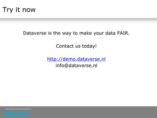 FAIR Dataverse | PPTX | Search | Internet