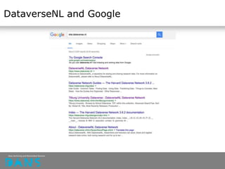 FAIR Dataverse | PPTX | Search | Internet