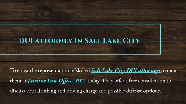 Fair DUI Flyer Utah | PPT