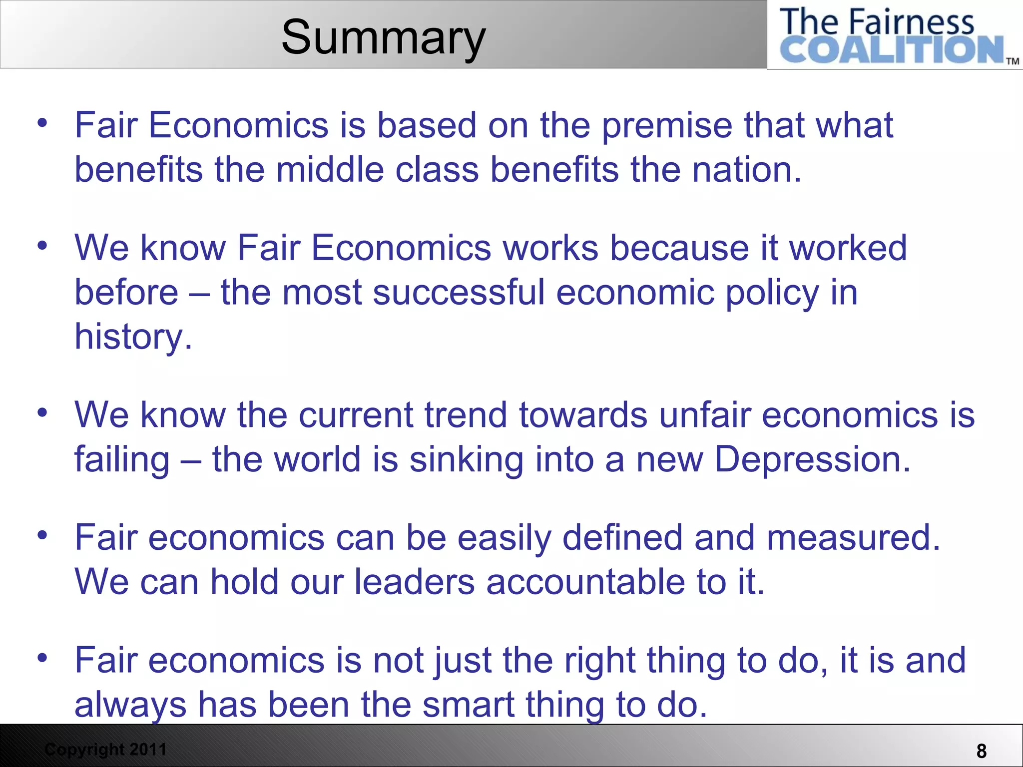 Fair Economics | PPT