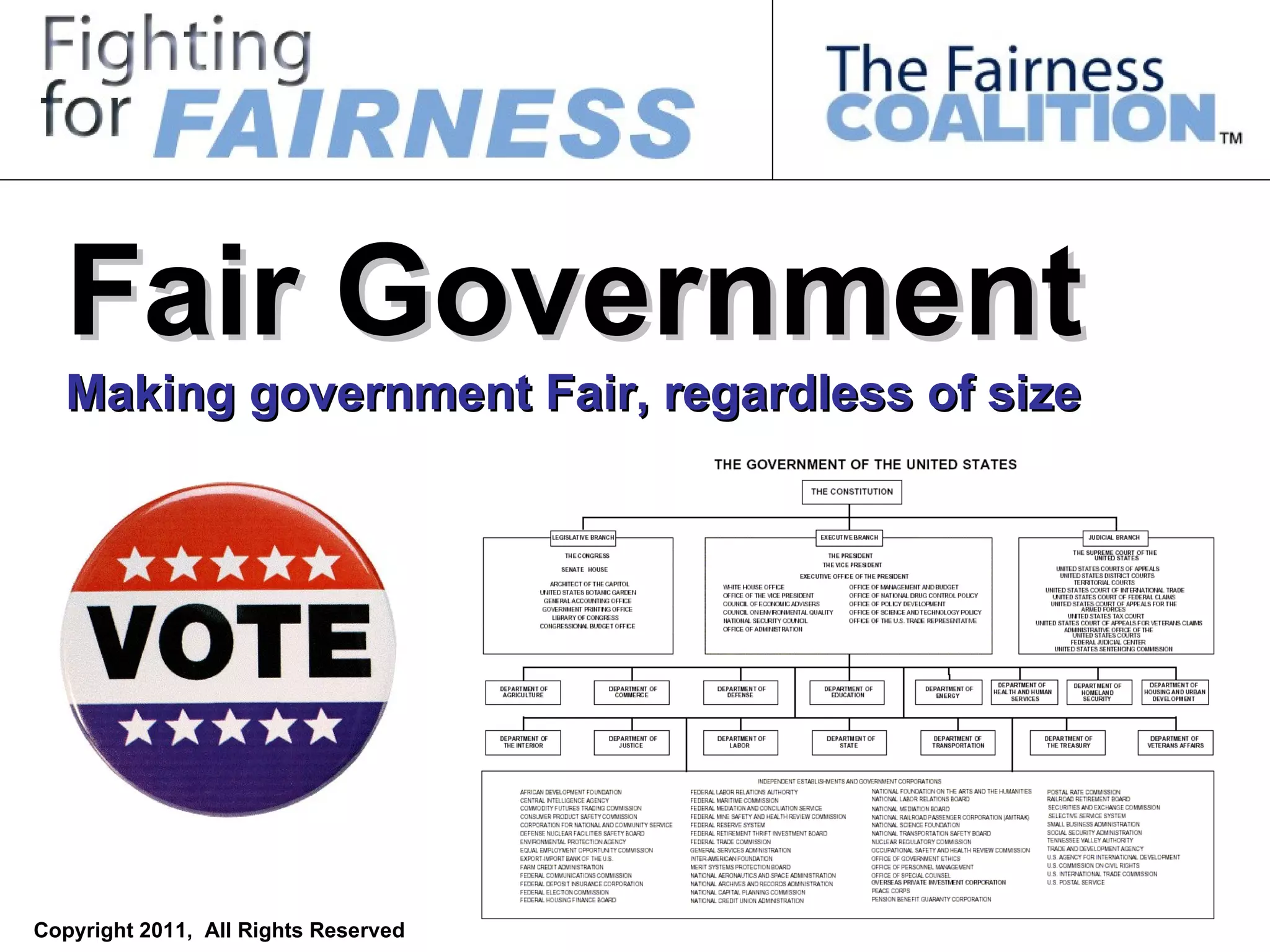 Fair Government | PPT | Political Issues & policy | Politics