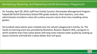 Fairhill Elementary School R3 Event 4-29-2019 | PPTX