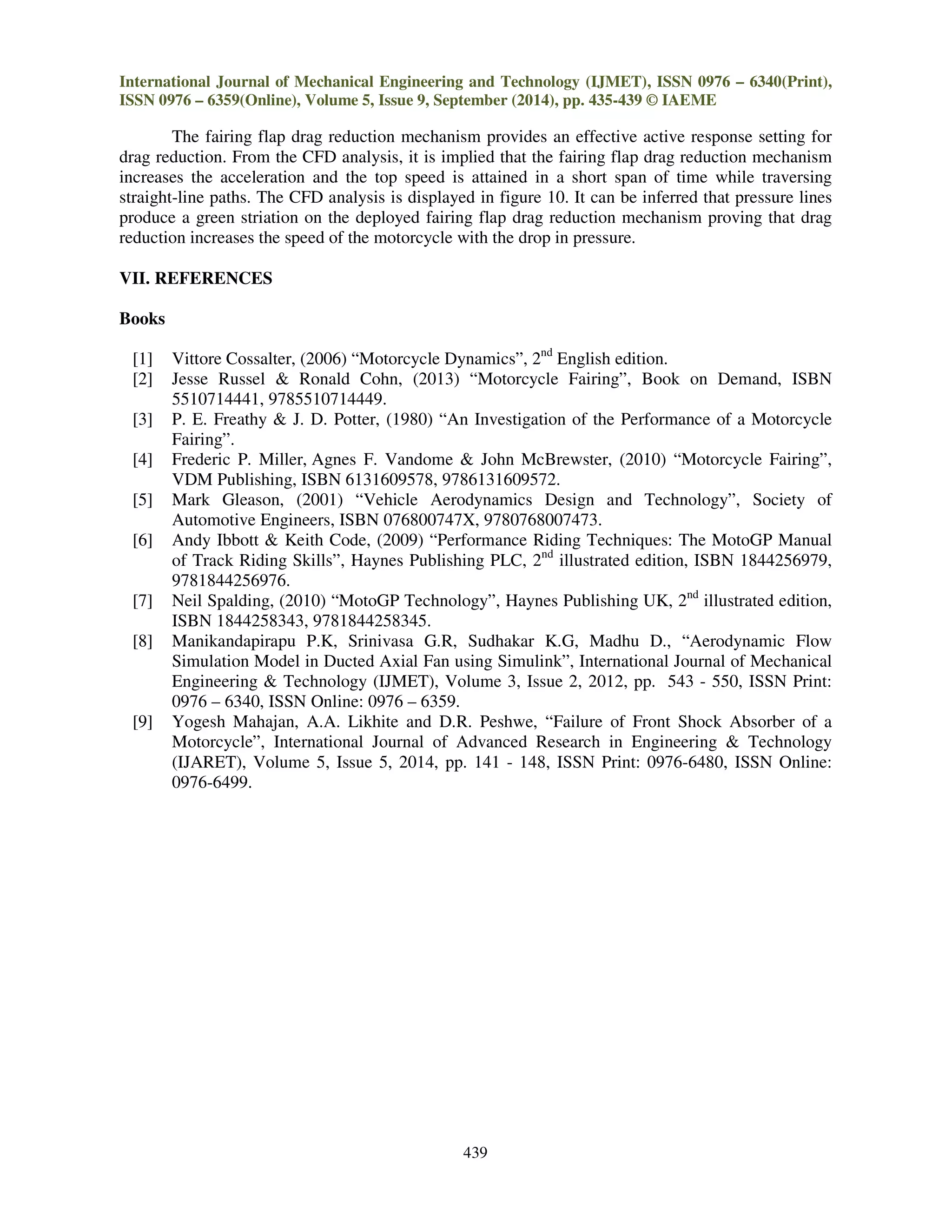 FAIRING FLAP DRAG REDUCTION MECHANISM (FFDRM) | PDF