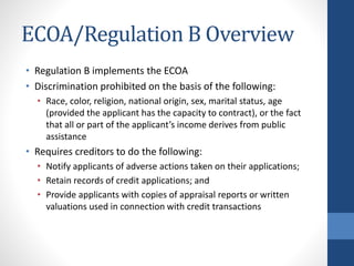 Fair lending training | PPTX