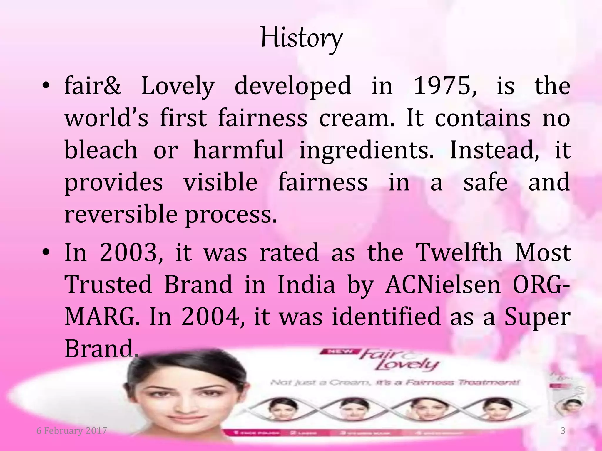 Fair & lovely | PPTX