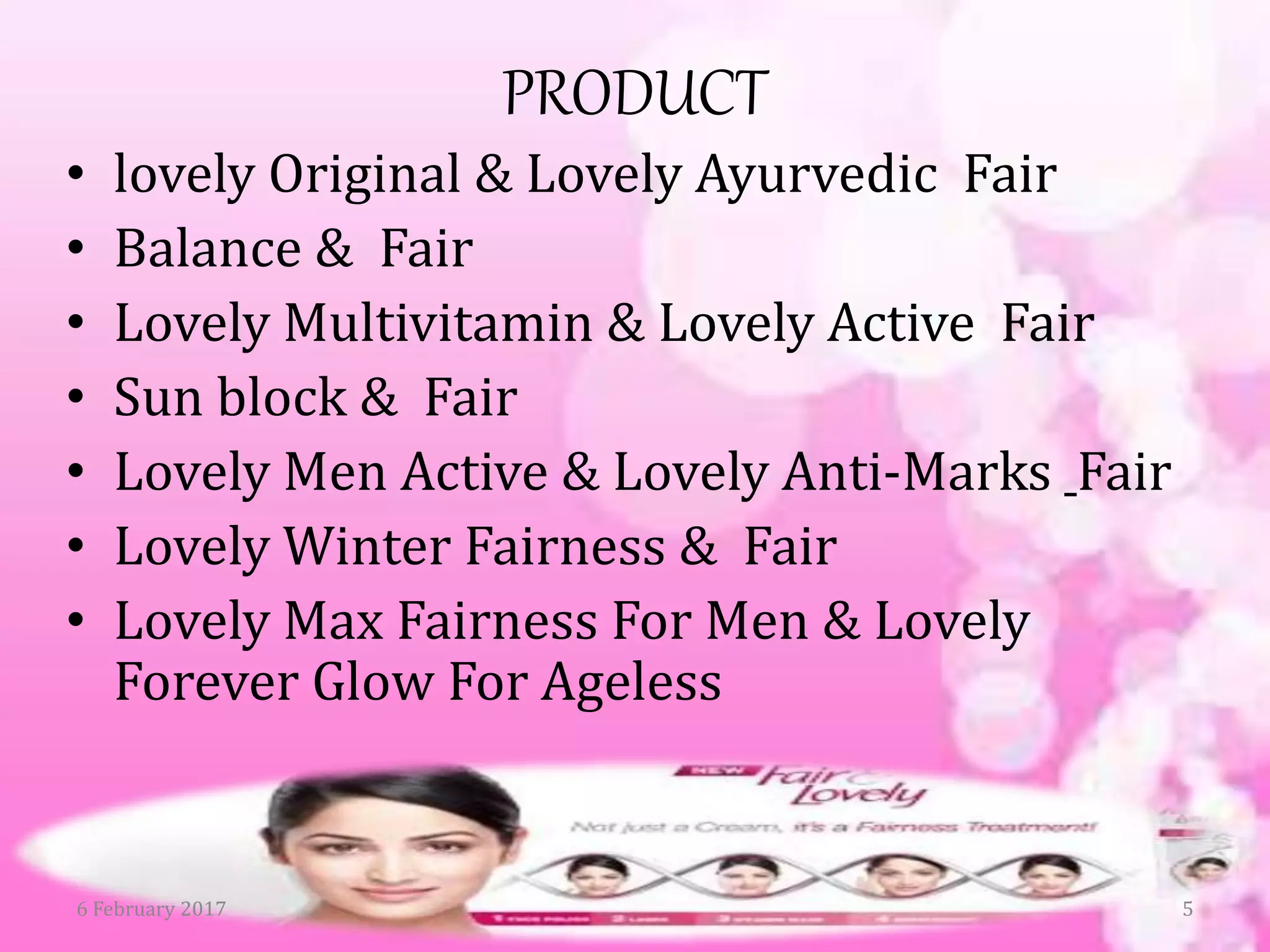 Fair & lovely | PPTX