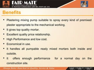 Fairmate mixer plus top | PPT