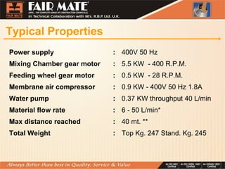 Fairmate mixer plus top | PPT