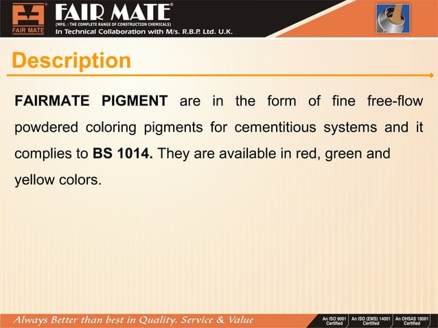 Fairmate pigment | PPT | Painting | Arts and Crafts