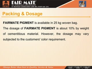Fairmate pigment | PPT | Painting | Arts and Crafts