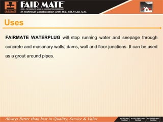 Fairmate waterplug | PPT