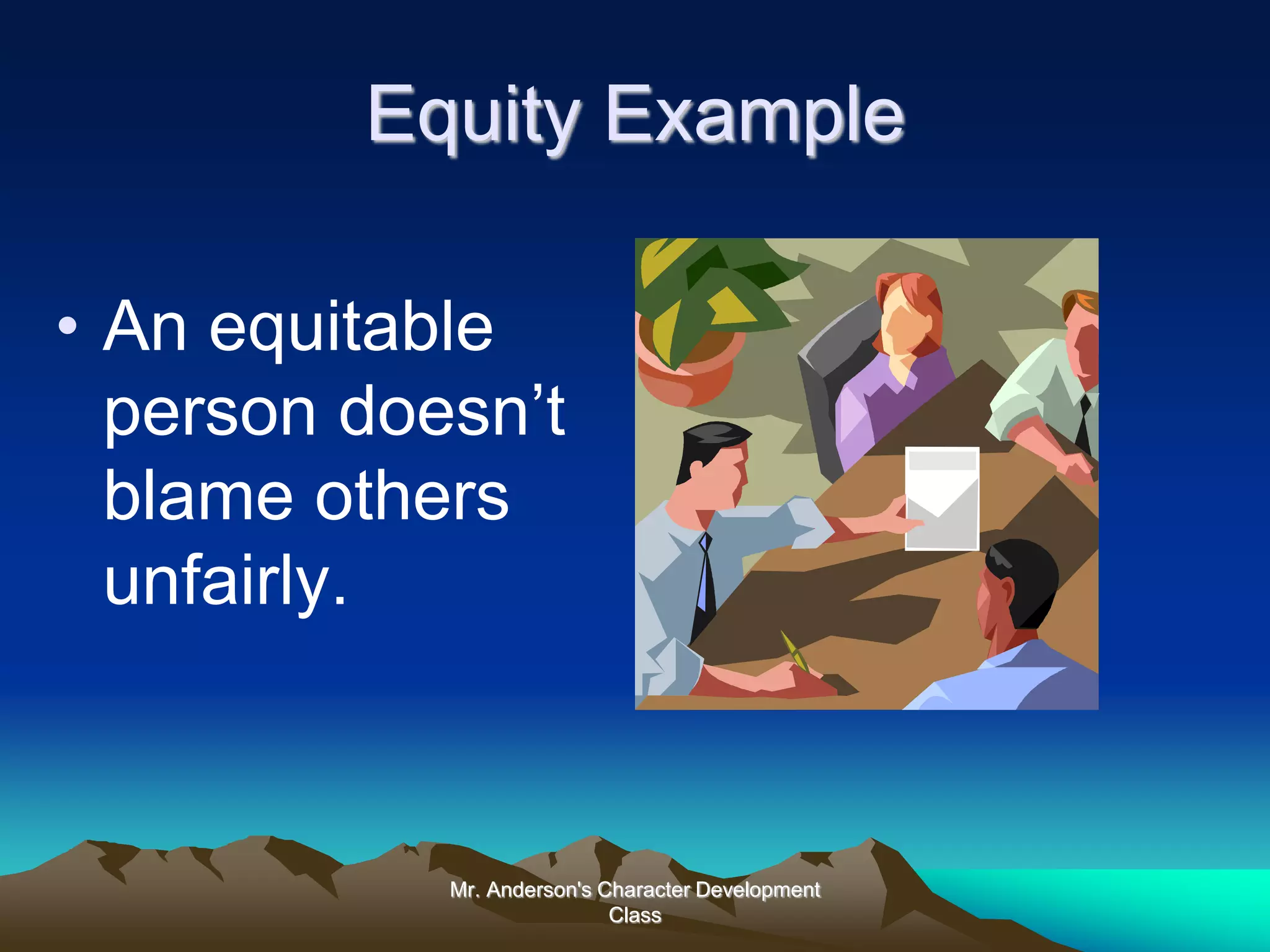 BMS Character Education - Fairness | PPT