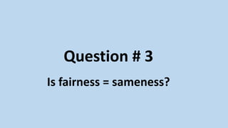 Fairness | PDF