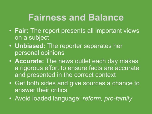 Fairness balance | PPTX