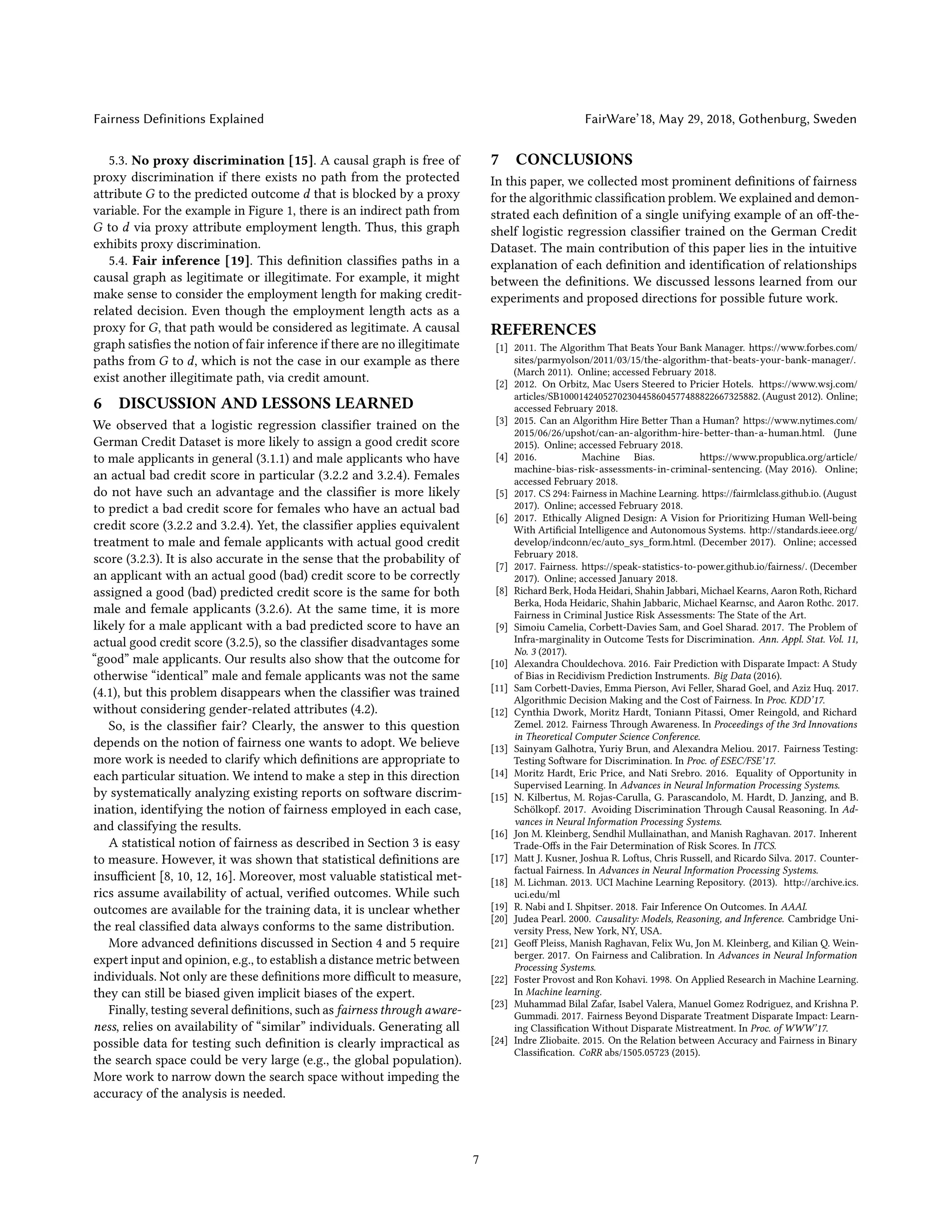 Fairness definitions explained | PDF