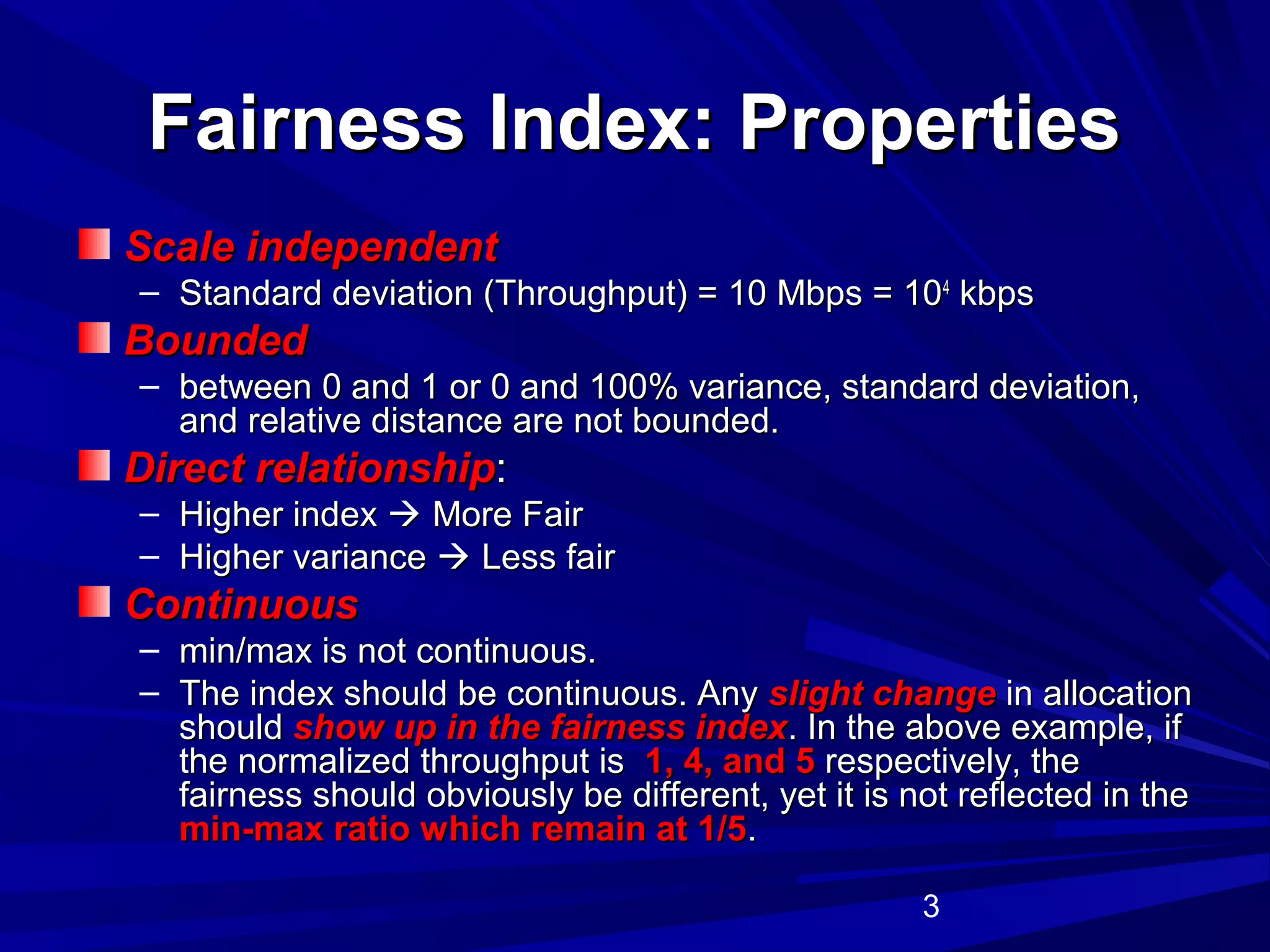 Fairness index | PPT