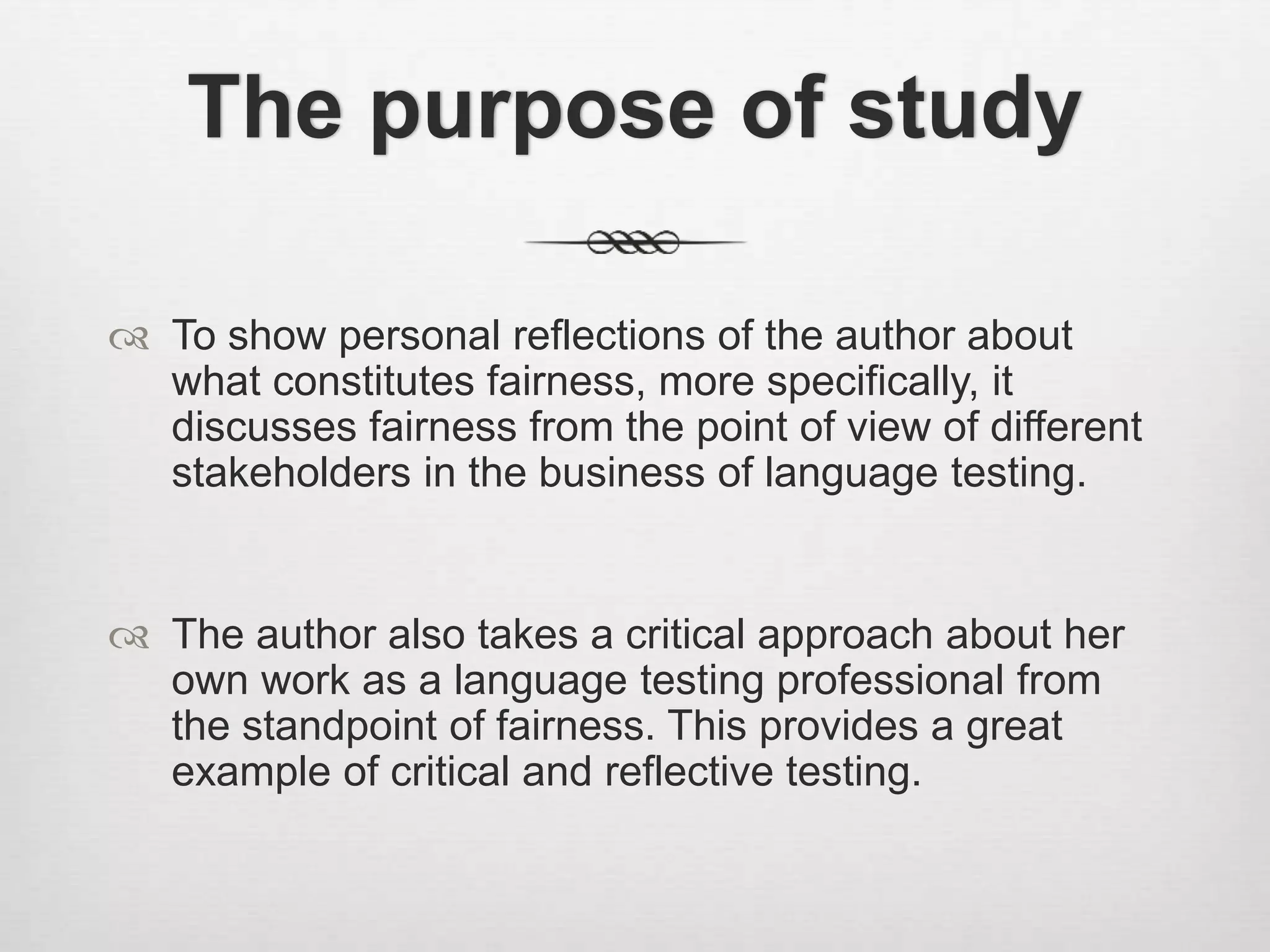 Fairness in language testing | PPT