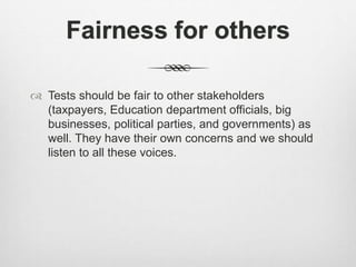 Fairness in language testing | PPT