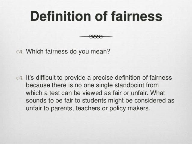 Fairness in language testing