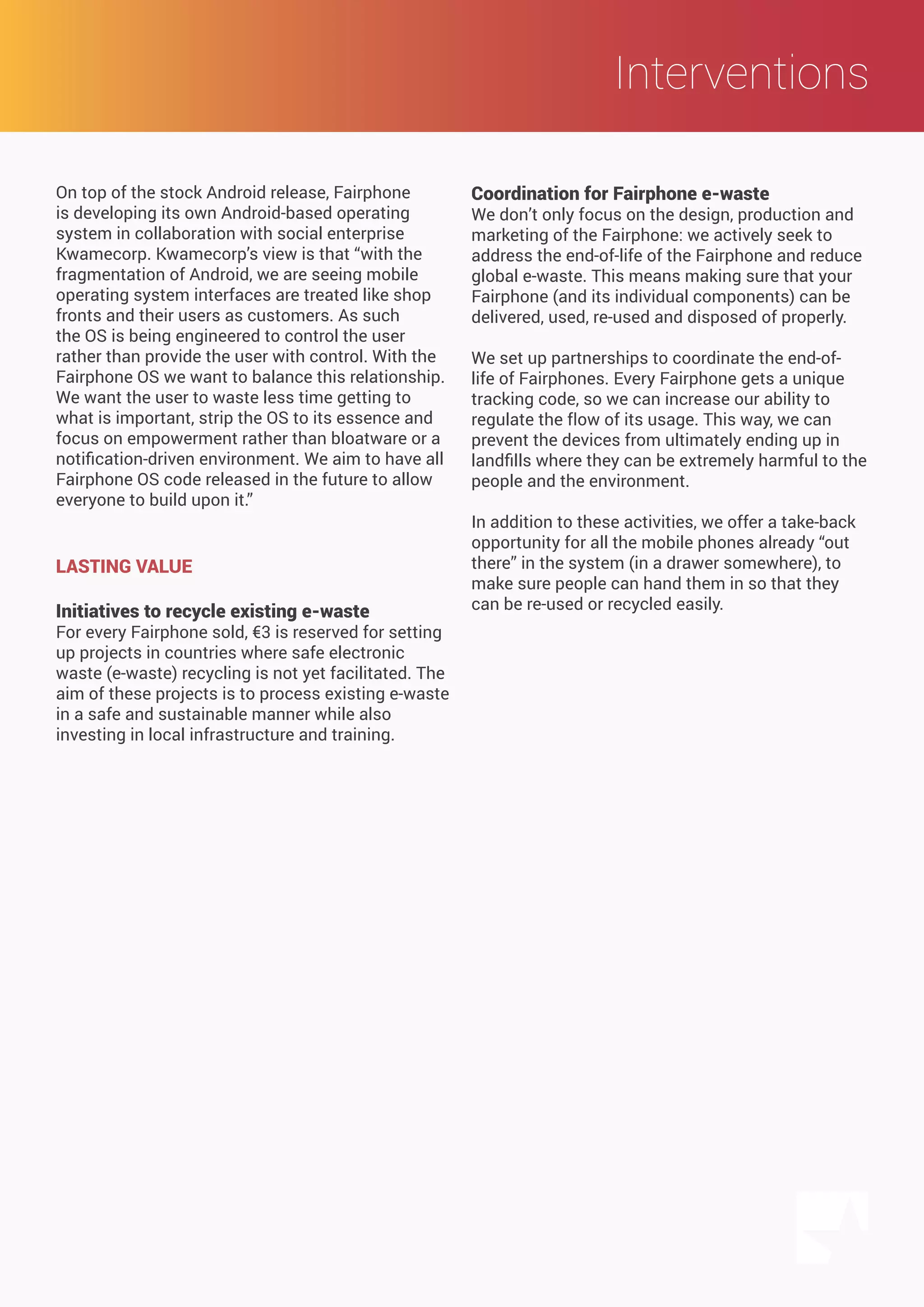 Fairphone cost breakdown | PDF