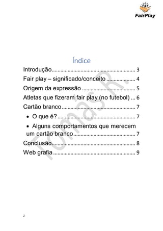 Fair play tomás rodrigues | DOCX